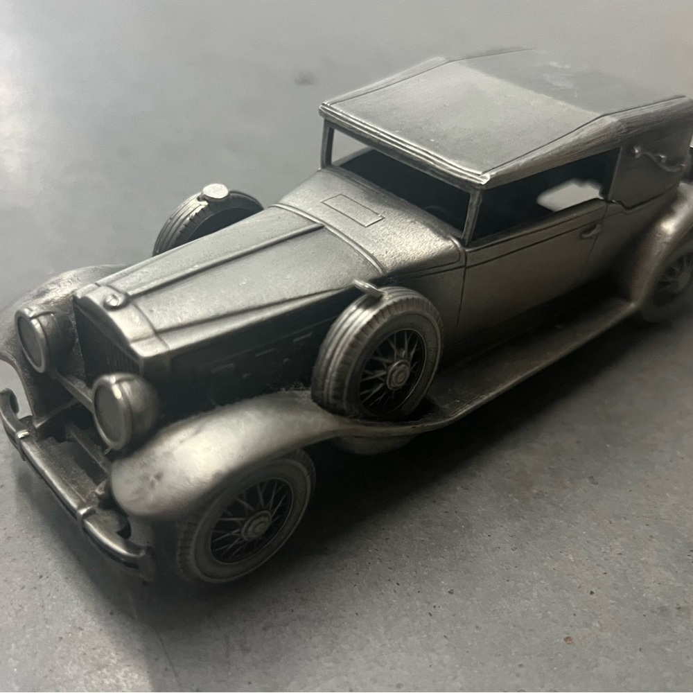 Pewter Model Of A 1930 Packard Convertible - Gem